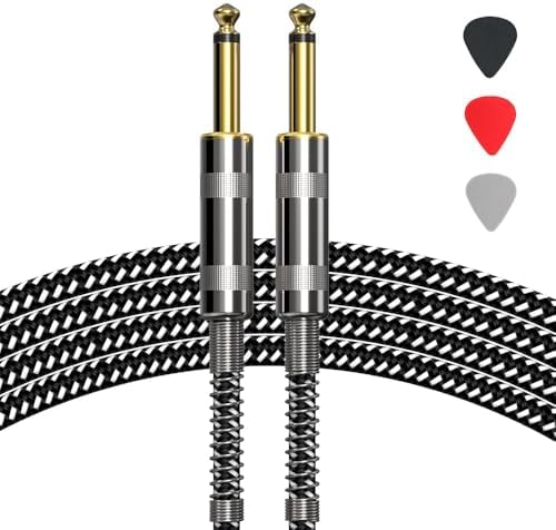 MAONO Professional Instrument Cable Electric Guitar AMP Cord, 6.35mm TS ...