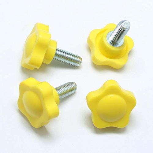 M8 Hand Twist Screws Bolts Handle Star Plastic Head Screw knob Bolt ...