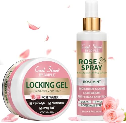Amazon.com : Locking Rose Water Spray for Moisturizing Locs, Dreadlocks ...
