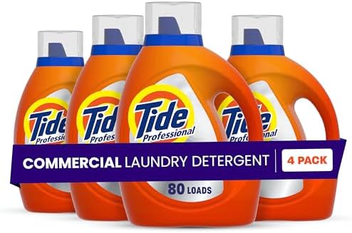 Amazon.com: Tide Professional Commercial Liquid Laundry Detergent, 80 ...