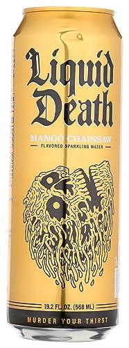 Snapklik.com : Liquid Death Mango Chainsaw Sparkling Water Single