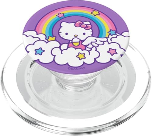 Amazon.com: Hello Kitty Rainbow Angel PopSockets PopGrip for MagSafe ...