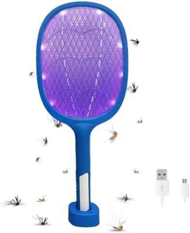 Experto Mosquito Racket | in-Built LED Light | Smart USB Charging| Made ...