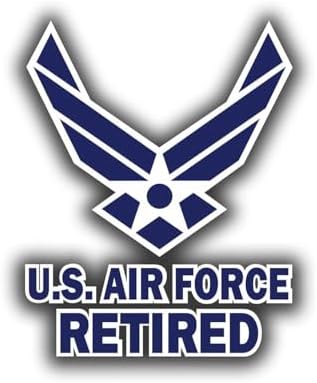 Amazon.com: 5" Air Force Retired Decal Sticker Military Service ...