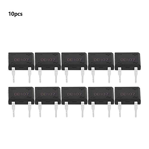 Snapklik.com : DB107 Bridge Rectifier, 10 Pcs 1A 1000V Bridge Rectifier ...