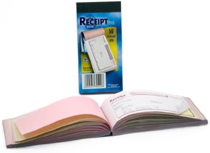Pack of 3 A5 Triplicate Receipt Books : Amazon.co.uk: Stationery ...