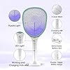 Amazon.com : Faicuk Rechargeable Handheld Bug Zapper Racket 2 in 1 ...