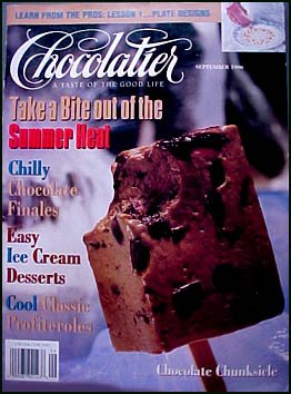 Chocolatier Magazine September 1996 Ice Cream Desserts, Espresso Dolci ...