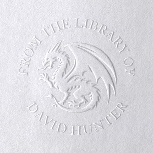 Amazon.com: Dragon Book Embosser, Custom Round Library Book Embosser ...