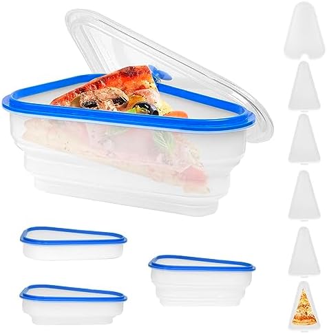 Pizza Storage Container - Expandable Pizza Bowl Container with 6 Trays ...