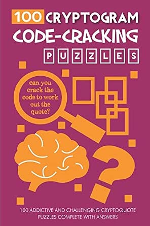 100 Cryptogram Code Cracking Puzzles: Guru, Gift: 9781790695225: Amazon ...