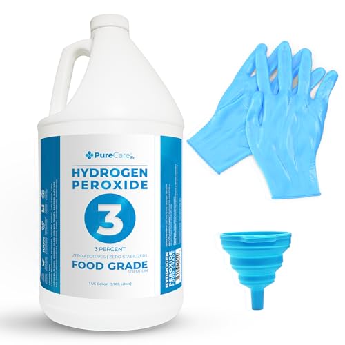 Amazon.co.jp: PURECHEM PROS 3% Food Grade Hydrogen Peroxide (1 Gallon ...