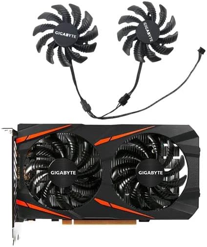 Gigabyte Original Replacement Fan for 1660 RX470 RX480 RX570 RX580 ...