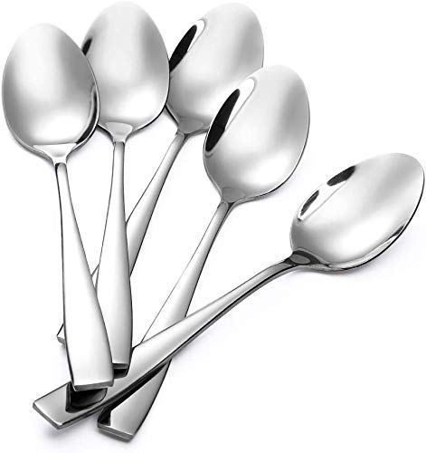 Buy Dishita Creations Stainless Steel Standard Size Dinner/Table Spoons ...