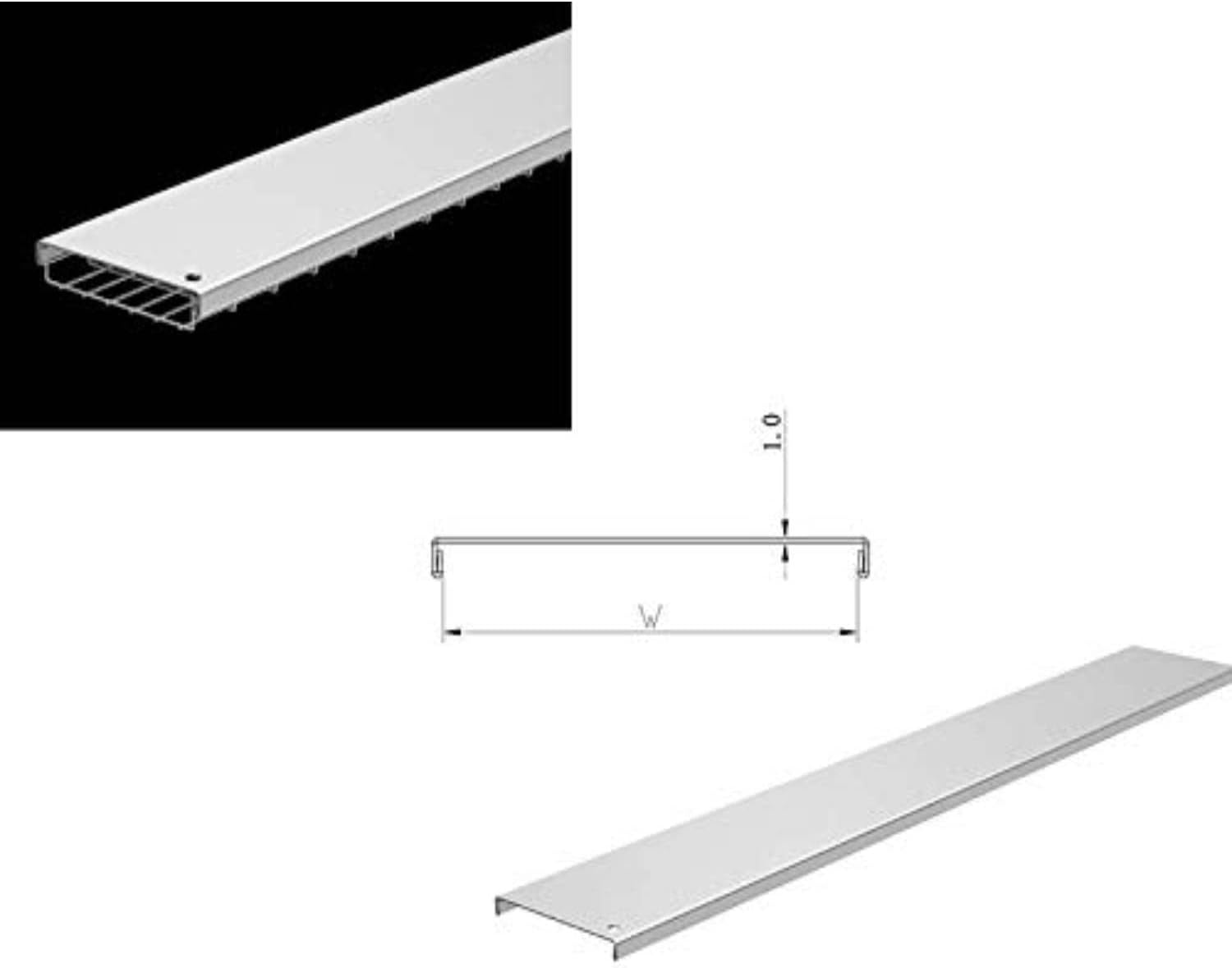 Amazon.com: Kable Kontrol Tray Covers – 12" Wire Mesh Cable Tray Cover ...