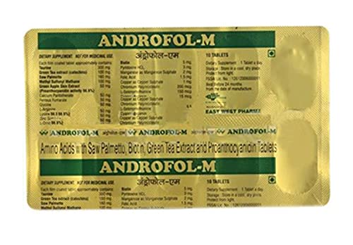 Androfol-M - Strip of 10 Tablets : Amazon.in: Health & Personal Care