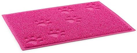 Ancol Non Slip Paw Design Dog Feeding Mat, Pink : Amazon.co.uk: Pet ...