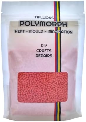 Hand Mouldable Red Polymorph 100g | Thermoplastic | Unlimited Uses ...