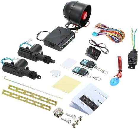 Amazon.com: Car Alarm Security System, Black Universal Anti-Theft ...
