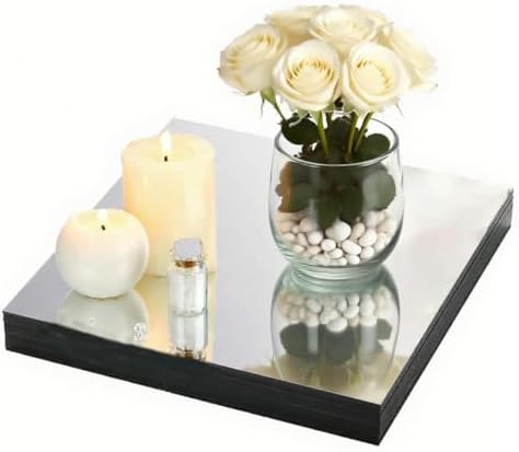 Amazon.com: 12 Pack Square Mirror Centerpieces for Tables Decorations ...
