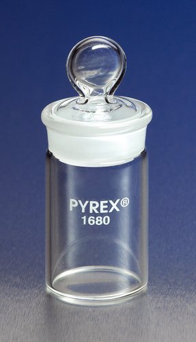 Corning Pyrex Reusable Borosilicate Glass Non-Sterile Long Neck Tall ...