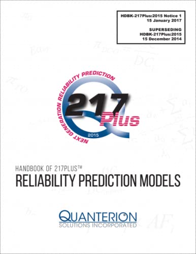 Handbook of 217Plus™: Reliability Prediction Models, Notice 1 ...