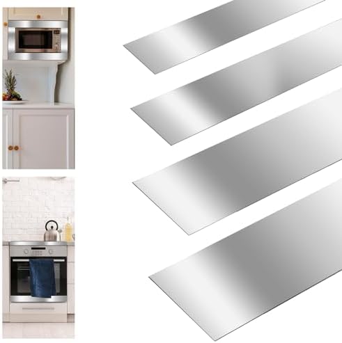 Amazon.com: Universal Microwave Trim Kit - Black Metal Microwave Filler ...