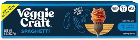 Amazon.com : Veggiecraft Farms Spaghetti Pasta - Gluten Free, Thin ...
