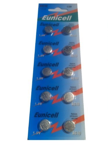 Set of 20, 389 AG10 LR 54, Batteries LR 1130 Knopfzellen: Amazon.co.uk ...