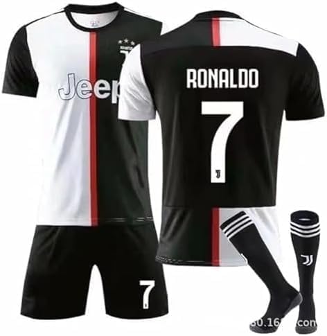 Amazon.co.jp: [HEMEY] 19-20 ユヴェントス クリスティアーノ・ロナウド Ronaldo サッカーユニフォーム 上下 ...