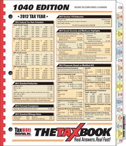 The TaxBook 1040 Edition, 2012 Tax Year: Taxbook, Various authors ...
