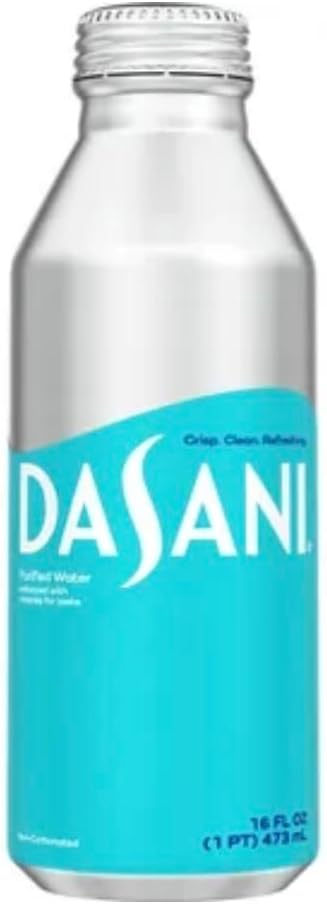 Amazon.com: Dasani Aluminum Water Bottles, 16 Fl Oz, 24 Pack : Grocery ...