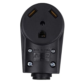 SCITOO 30AMP RV Replacement Female Receptacle Plug with Easy Unplug ...