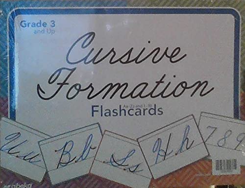 Cursive Formation Flashcards - Grade 3 and Up (Abeka): Abeka: 9780967154299: Amazon.com: Books