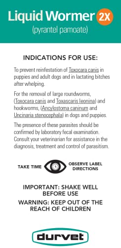 Reviews for Liquid Wormer 2X Durvet Puppy Dewormer | BestViewsReviews