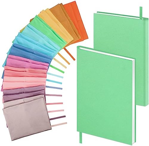 Amazon.com: PerKoop 12 Pcs Jumbo Book Covers Stretchable Fabric School ...