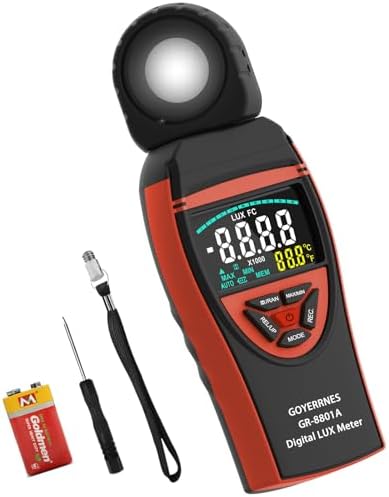 Amazon.com : BTMETER Light Lux Meter Logger BT-5000A, Digital Lumen ...