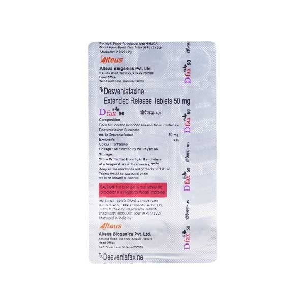 DFAX-50MG ER - Strip of 15 Tablets : Amazon.in: Health & Personal Care