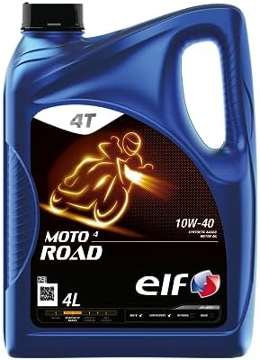 Elf Moto 4T Road 10W40 Motorcycle Oil 4 Stroke Engine Oil 4L : Amazon ...