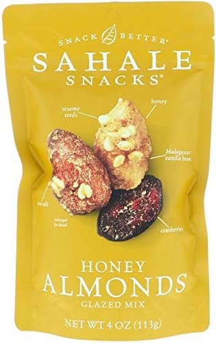 Amazon.com: Sahale Snacks Glazed Mix, (Pack of 9) Honey Almonds 13.5 ...