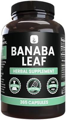 Amazon.com: PURE ORIGINAL INGREDIENTS Banaba Leaf Extract (365 Capsules ...
