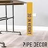 Amazon.com: PIPE DECOR Industrial Kitchen Dining Table Base, 3/4 Inch ...