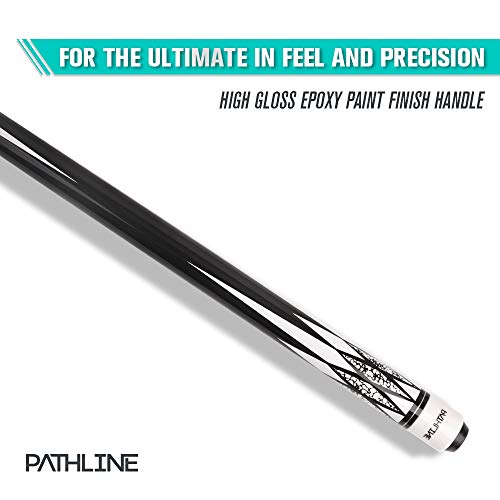 Pathline Pool Cue Stick – 58 inch Canadian Maple Billiard Pool Stick ...