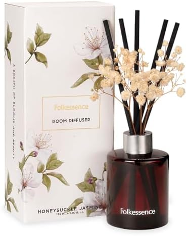 Amazon.com: Folkulture Reed Diffuser or Reed Diffusers for Home, Scent ...