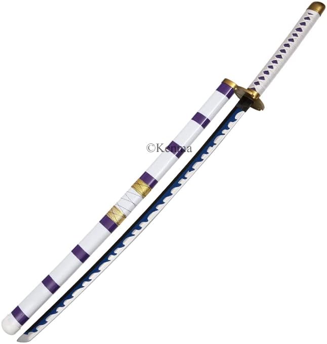 Kenma One Piece Monkey D Luffy Nidai Kitetsu Wooden Blade Sword Katana ...