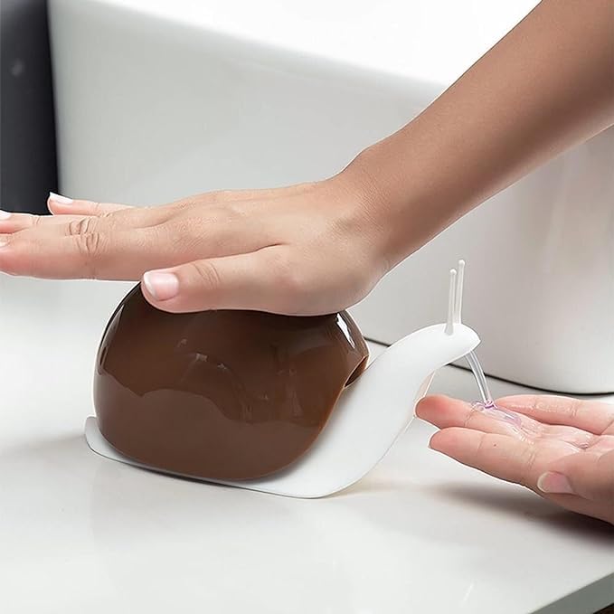 Plastic Snail-Shape Liquid Soap Dispenser-120Ml Portable Snail Shape ...