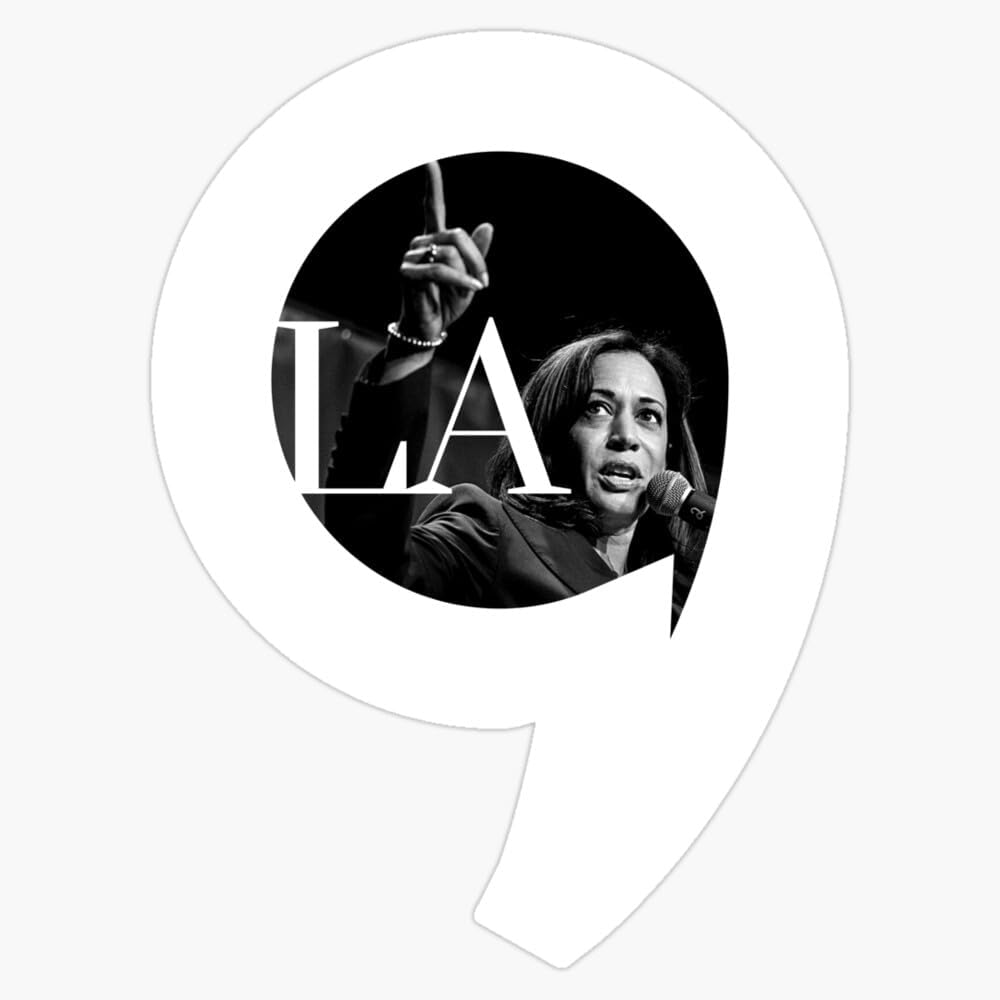 Amazon.com - Kamala Harris Comma-La (White) | Vice President ...