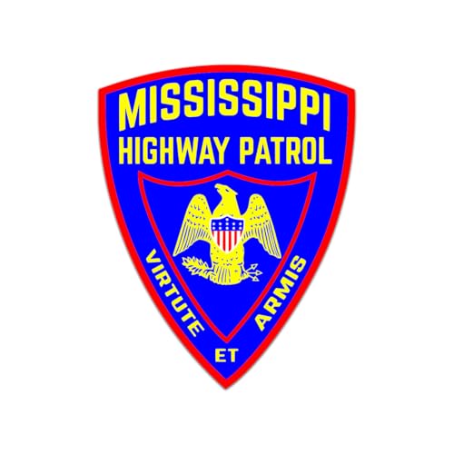 Amazon.com: Mississippi Highway Patrol Sticker Decal - Self Adhesive ...
