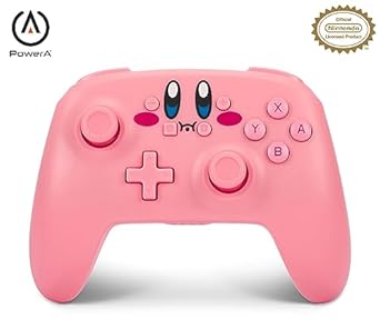 Amazon.com: PowerA Wireless Nintendo Switch Controller - Kirby, AA ...