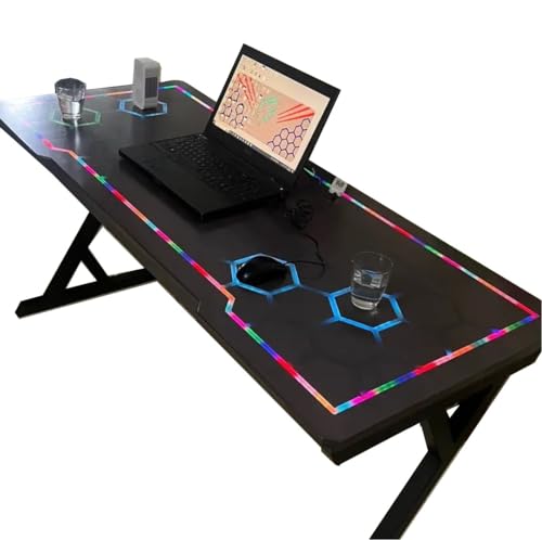 Amazon.com: Touch Gaming Table, Glowing table, Custom Table, Epoxy ...